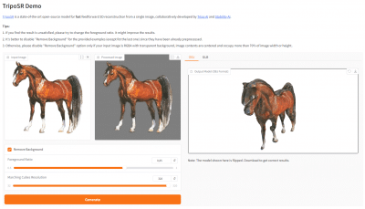 TripoSR: 3D Model AI Generation | CG-Mechanics.de
